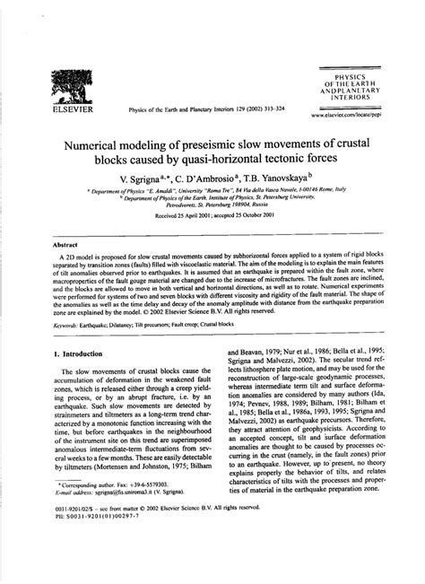 Pdf Numerical Modelling