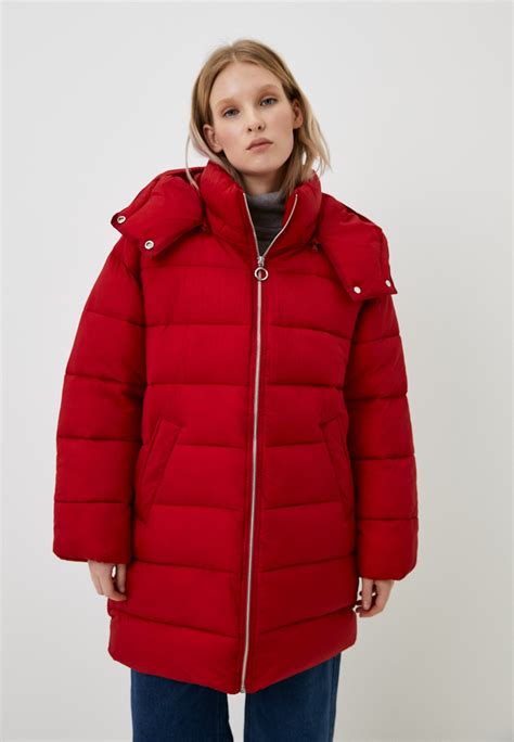Пуховик United Colors of Benetton, цвет: красный, RTLADB356701 — купить ...