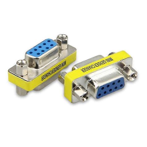 Db9 Computer Video Adapter Db9 Male To Female Serial Port To Hole 9 Pin