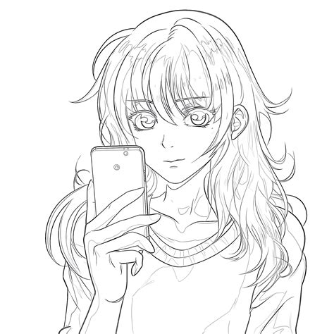 Anime Crazy Girl Coloring Pages [2025]