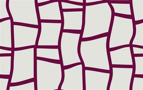 Seamless Pattern Deformed Shape Of The Cell Vector Drawing Of A Cage Deformation Minimalism