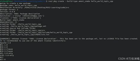 【ros2】ros2通讯机制topic（c示例） 技术栈
