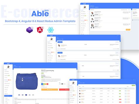 able pro 8 0 bootstrap 4 angular 8 and react redux admin template by