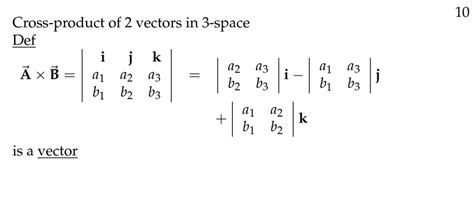 Session 7 Cross Products 1 Multivariable Calculus Mathematics Mit Opencourseware