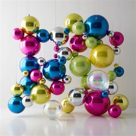 3d Inflated Effect Elements Collection Premium Ai Generated Image