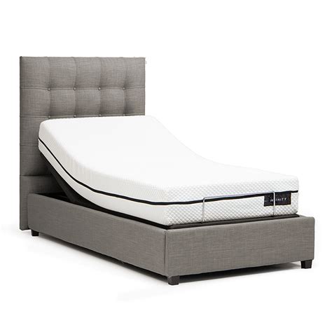 Adjustable Bed Single Xl Alaska Grey Slumberflex