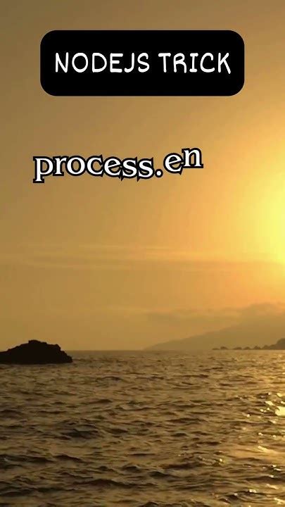 Nodejs Config With Env Vars Nodejsbestpractices Webdevtips Youtube
