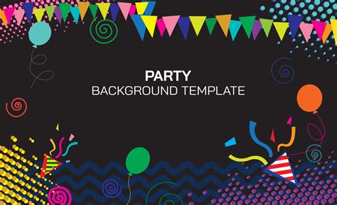 Abstract Illustration Night Party Vidvid Colors Punchy Vector Design On