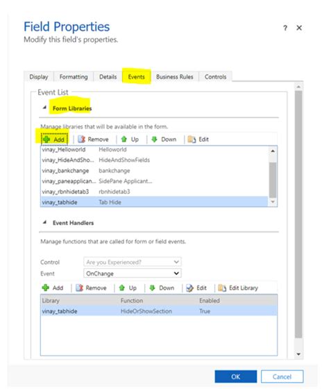 How To Hide And Show A Tab In Dynamics CRMONCE