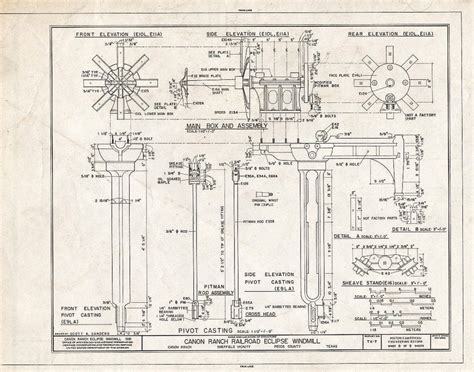 Blueprint Haer Tex186 Shefv1 Sheet 8 Of 9 Canon Ranch Eclipse