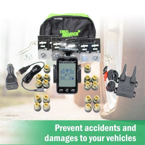 18 Sensor Eighteen Wheeler Tire Pressure Tpms W Display Computech