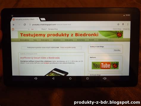 Testujemy Produkty Z Biedronki Tablet Myphone Mytab 10 Iii Z Biedronki