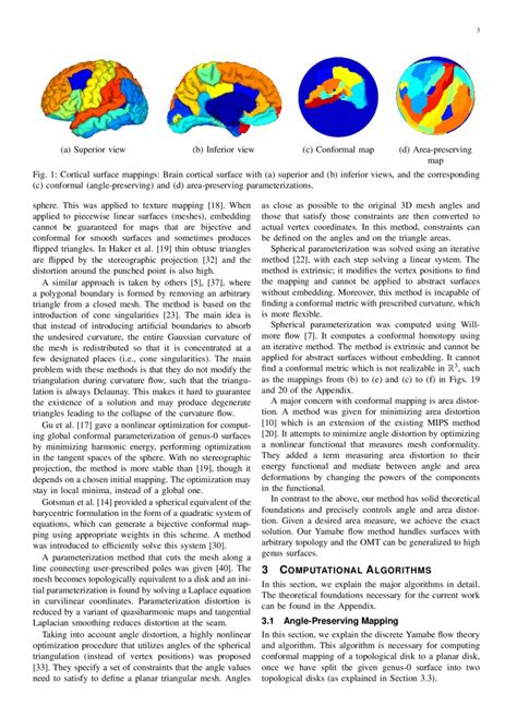 Spherical Parameterization Balancing Angle And Area Distortions Deepai