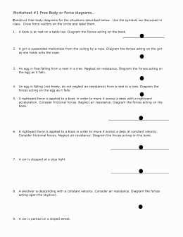 Mastering Free Body Diagrams Your Complete Worksheet With Answers