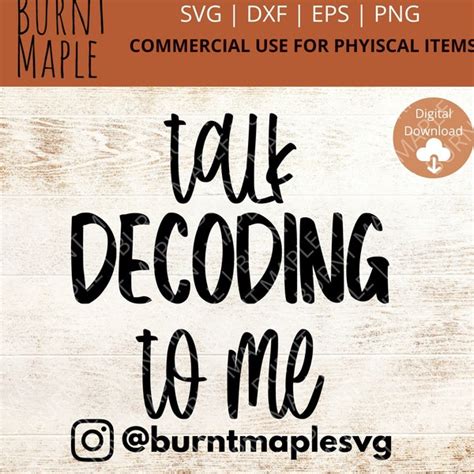 Decoder Svg Etsy