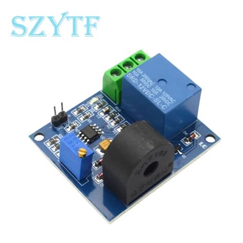 Ac Current Detection Sensor Module 5v 12v Relay Protection Module 5a