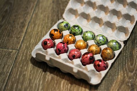 Testis Multiwarna Kecil Dalam Kotak Tiga Warna Hijau Merah Dan Oranye