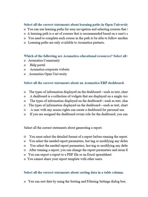 acumatica shortcut 2 pdf microsoft excel spreadsheet