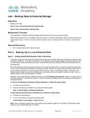 Lab Backup Data To External Storage Pdf Lab Backup Data To External Storage
