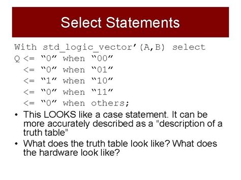 Tutorial 1 Combinational Logic Synthesis Introduction To Vhdl