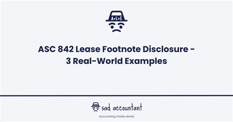 Asc 842 Lease Footnote Disclosure 3 Real World Examples