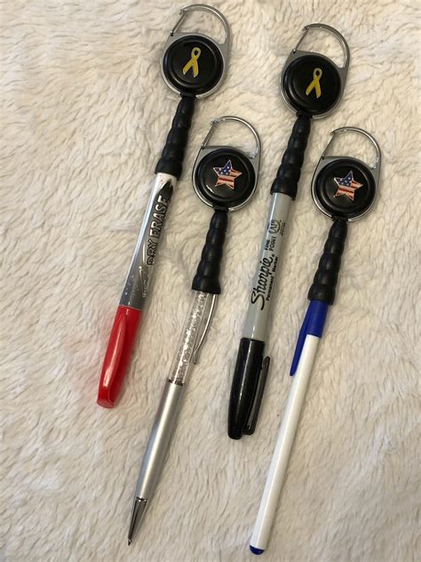 Rainbow Love Life Pen Vape Marker Holder Retractable Leash Clip Etsy