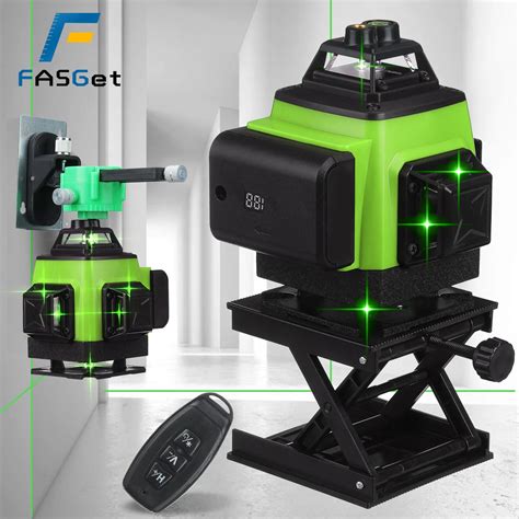 12 16 Line Green Red Laser Level Diy Cross Line Laser Self Leveling Bright Green With Dual