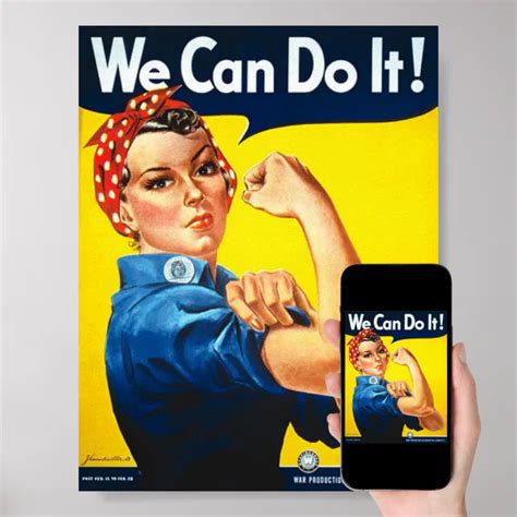 Rosie The Riveter Poster Zazzle