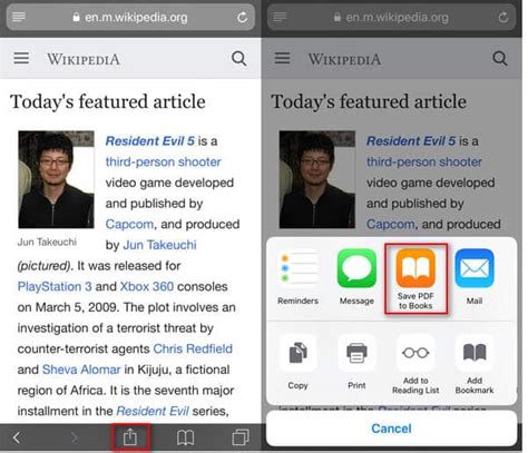 Ways To Save PDF On IPhone From Email Webpage Computer