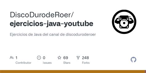 Ejercicios Java Youtube Nodo Java At Master DiscoDurodeRoer Ejercicios Java Youtube GitHub