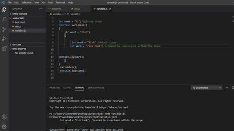 Javascript Variables And Scope HubPages