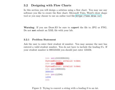 Solved 3 Procedure 31 Implementing From Flow Chart Write A