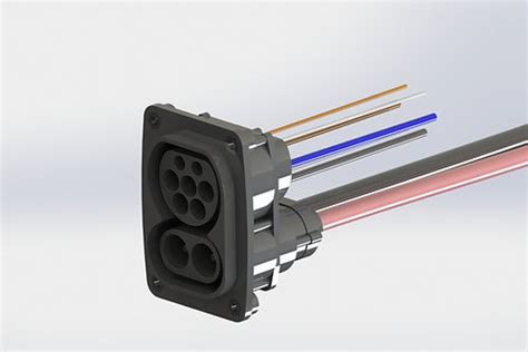 Combo Vehicle Inlet Socket Ccs Chargecon