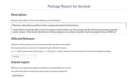 Vulnerability Report System Hex