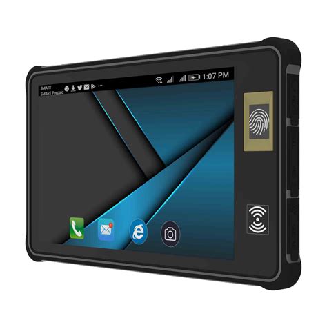 8 Inch Front Fingerprint Android 11 Rugged Tablets