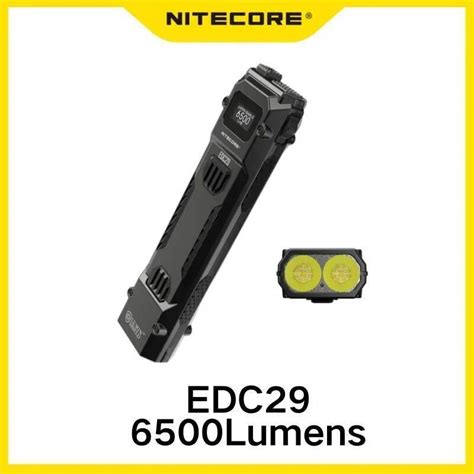 Nitecore Edc29 Usb C Rechargeable Edc Flashlight 6500lumens With Oled
