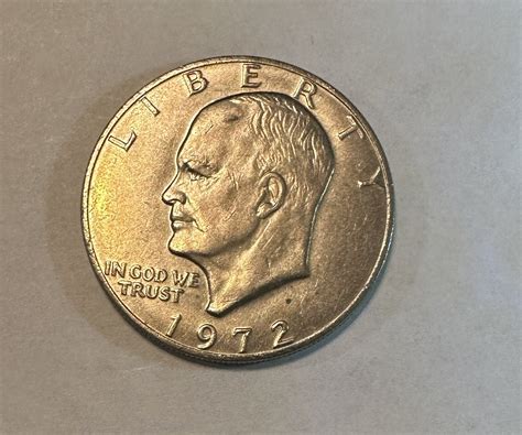 1972 One Dollar Liberty Eisenhower Coin Circulated No Mint Mark Ebay