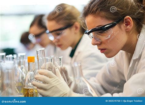 Scientists Collaborating In Innovative Atmosphere Engaged In Intricate