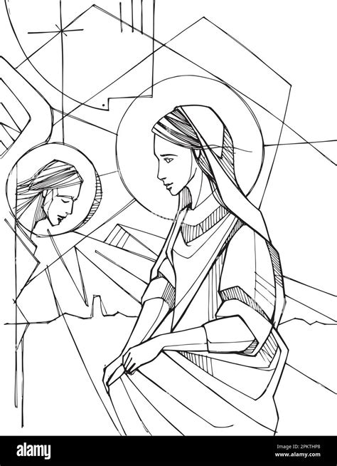 Mary Women Stock Vector Images Alamy