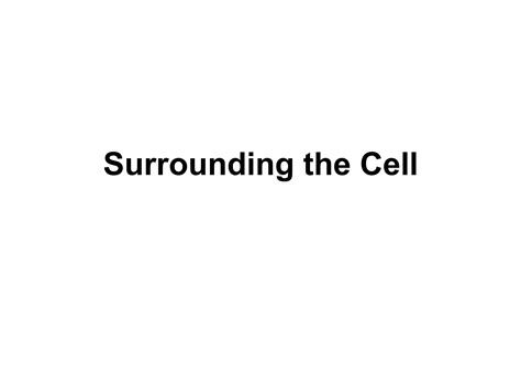 Cell Structure Function Ppt Biological Sciences Science
