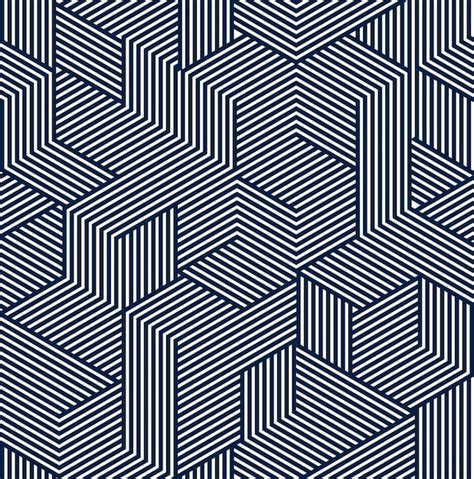 Premium Vector Seamless Isometric Lines Geometric Pattern 3d Cubes