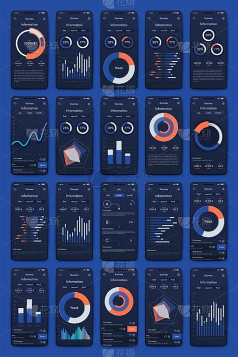 商务 现代 信息图表 化学元素周期表 图表 计划书 传单 技术 模板 沟通素材 花瓣网