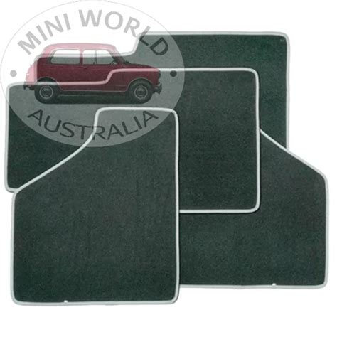 4 Piece Mini Floor Mat Set Classic Mini 1973 Onwards Mini World