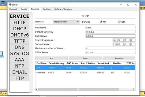 CCNA Cisco Packet Tracer DHCP Configurations Etsy