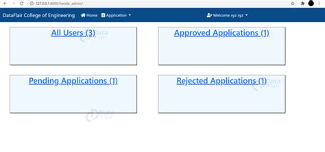 Online College Admission System Project In Python Django Dataflair