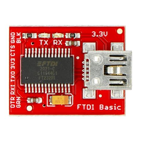 Usb Uart Ftdi 33 V Miniusb Konverter Sparkfun Dev 09873 Botland Robotikgeschäft