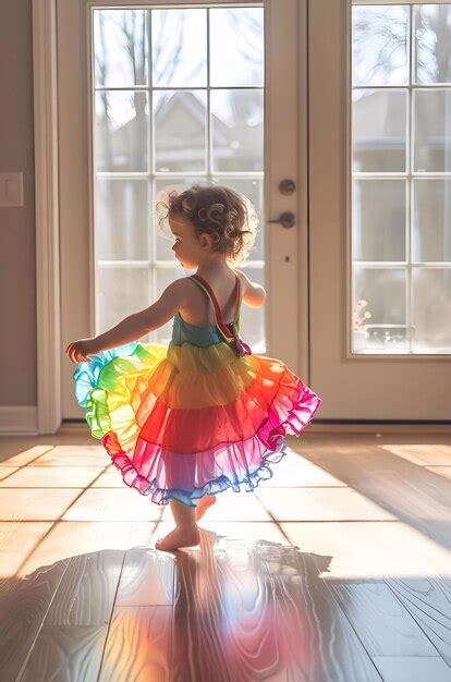 Girl In A Ballet Costume Ballerina Dancing In A Class Premium Ai
