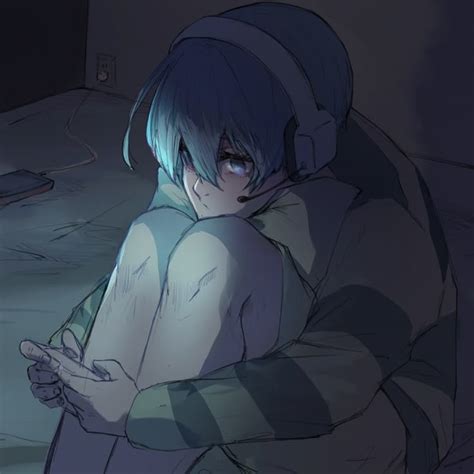 Yo Hiori In Blue Anime Anime Blue Lovk