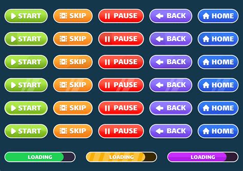 hyper casual game ui pack on behance