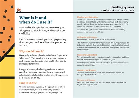 handling queries mindset and approach